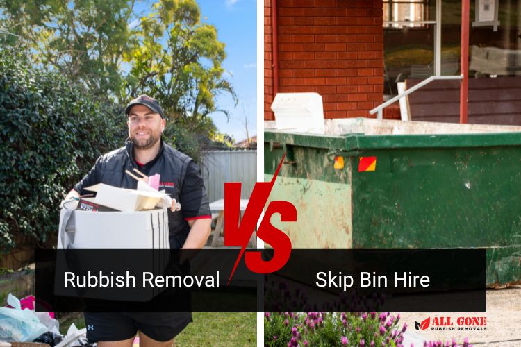 Professional Rubbish Removal vs Skip Bin Hire