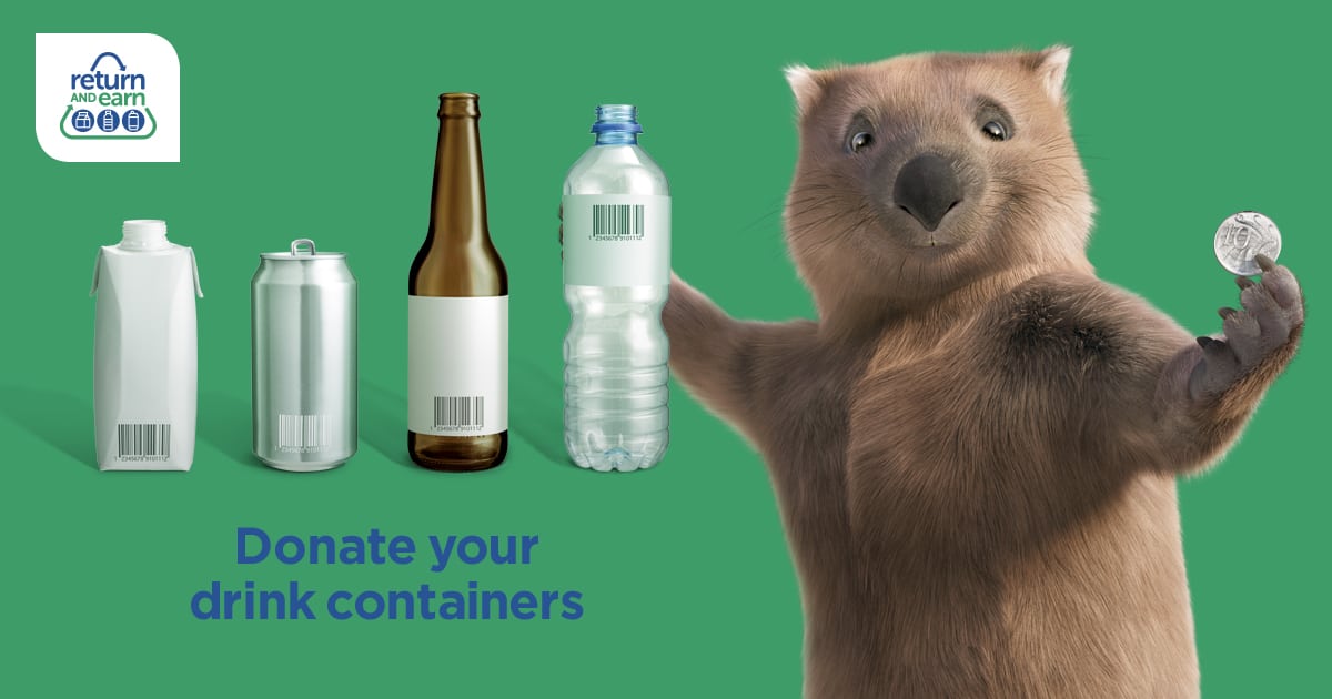 NSW Return & Earn Scheme: Let's Recycle Together - All Gone